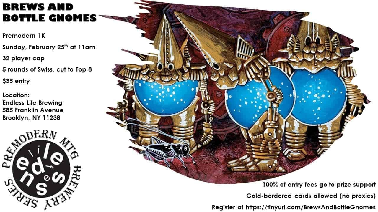 Brews and Bottle Gnomes - MTG Old Frame